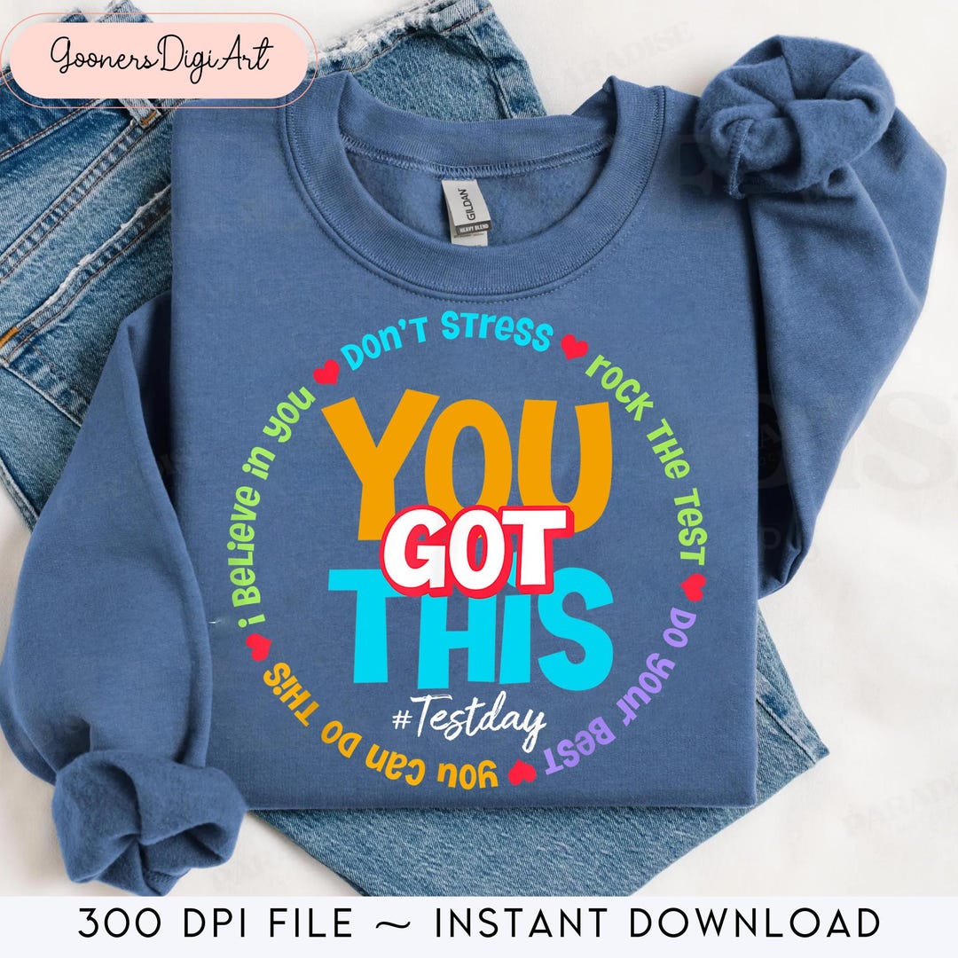 Test Day Rock the Test Teacher Testing Day You Got This PNG, Teacher ...