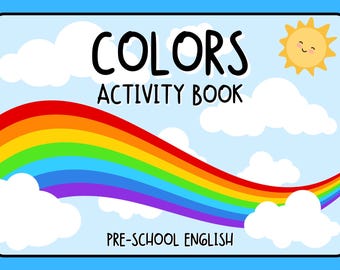 Color Learning Workbook | 21-page Preschool Printable Activity Book ...