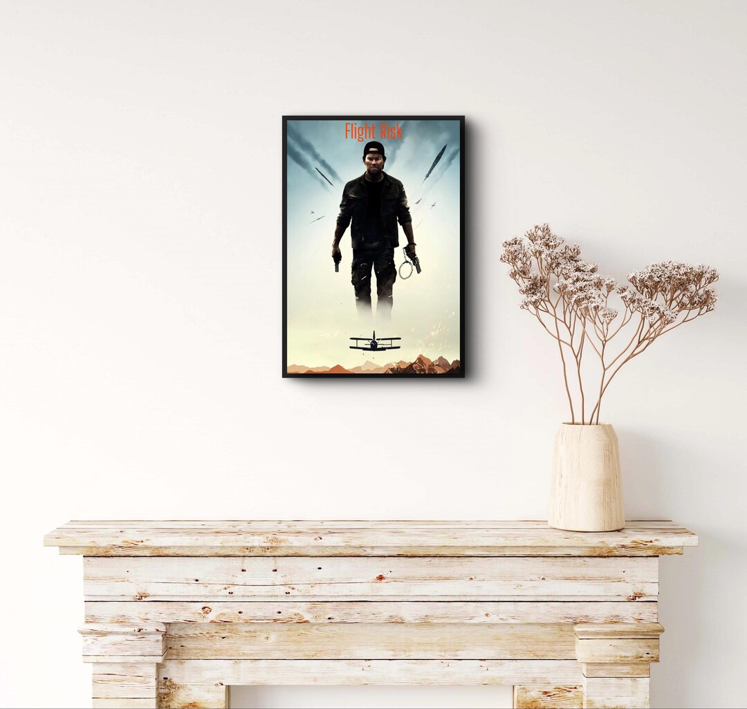 Flight Risk. Mark Walhberg Movie Poster - Etsy