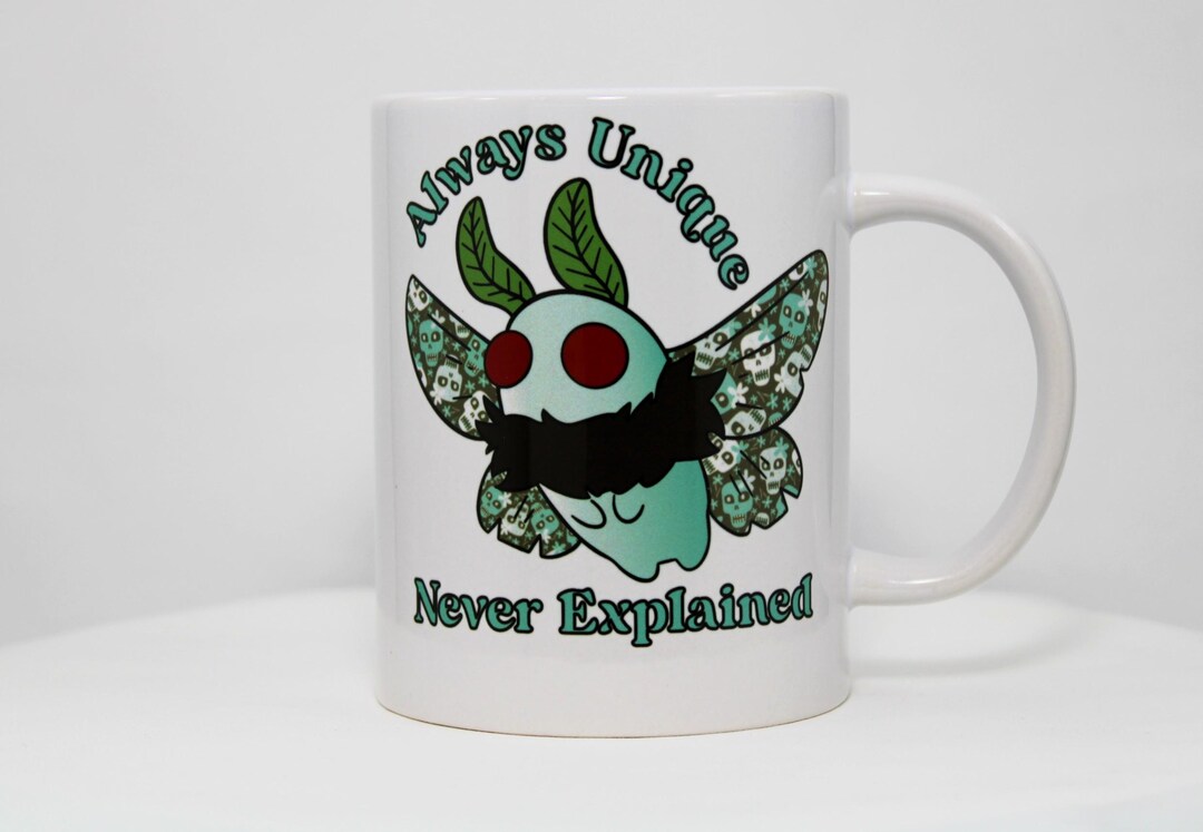 15 Oz Ceramic Mothman Coffee Mug - Perfect for the Unique and Positive ...