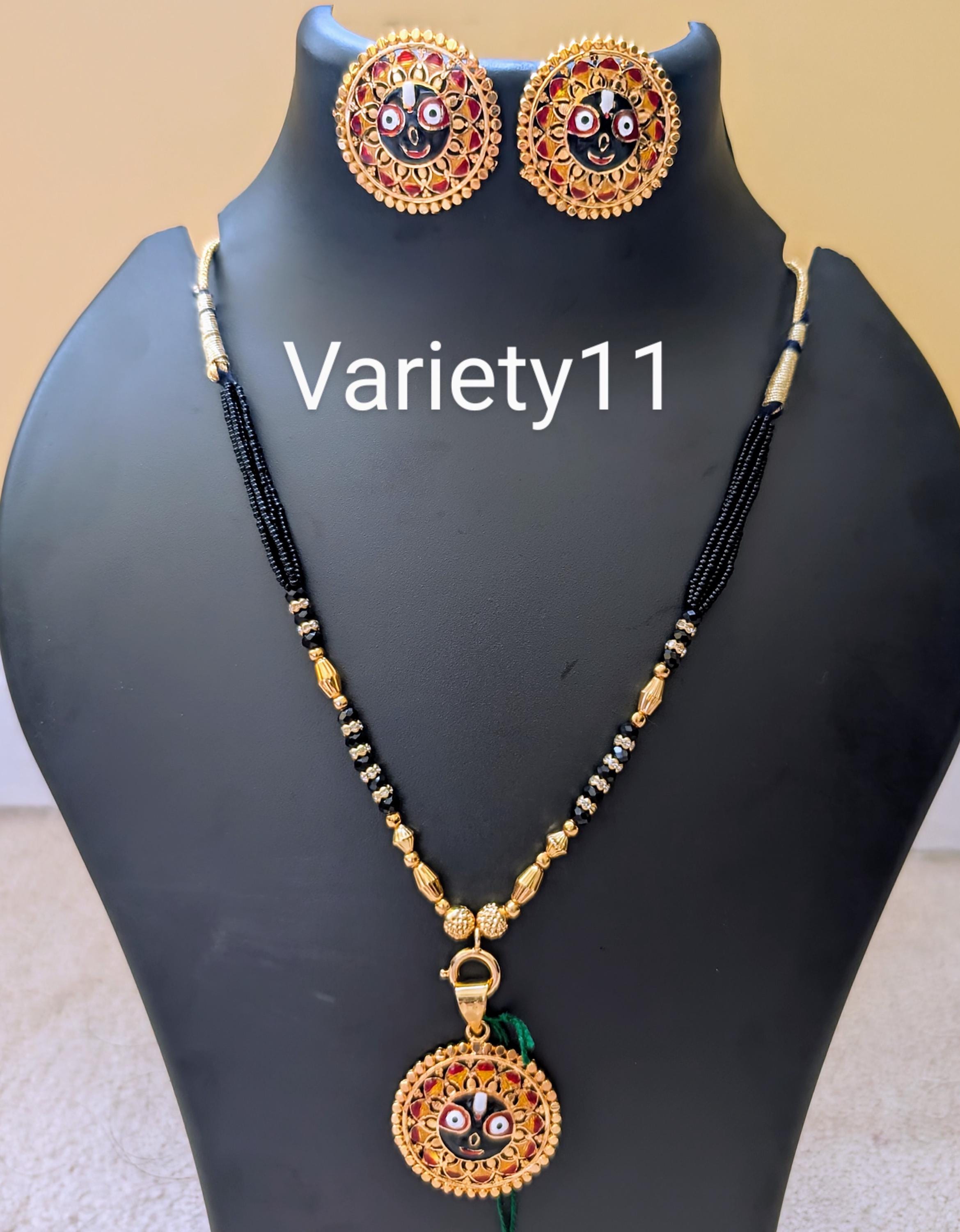 24K Gold Plated Lord Jagannath Pendant: Copper Hindu Jewelry - Etsy