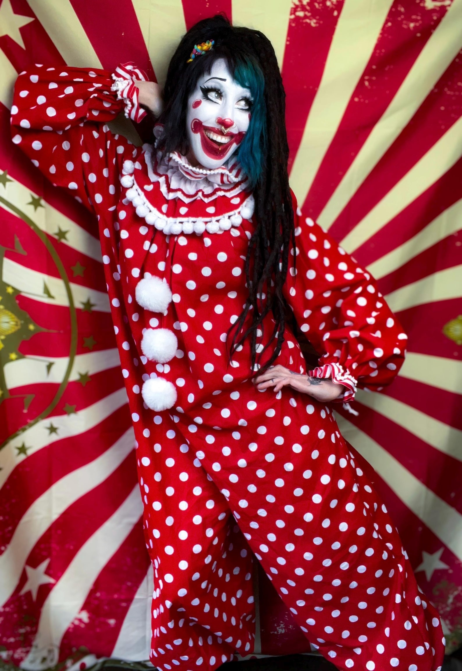 MYSTERY Clown Suit, MADE to ORDER, Adjustable One Size Fits All, Unisex ...