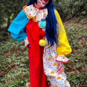 Mystery Clown Costume, Adjustable Unisex Clowncore Suit - Etsy