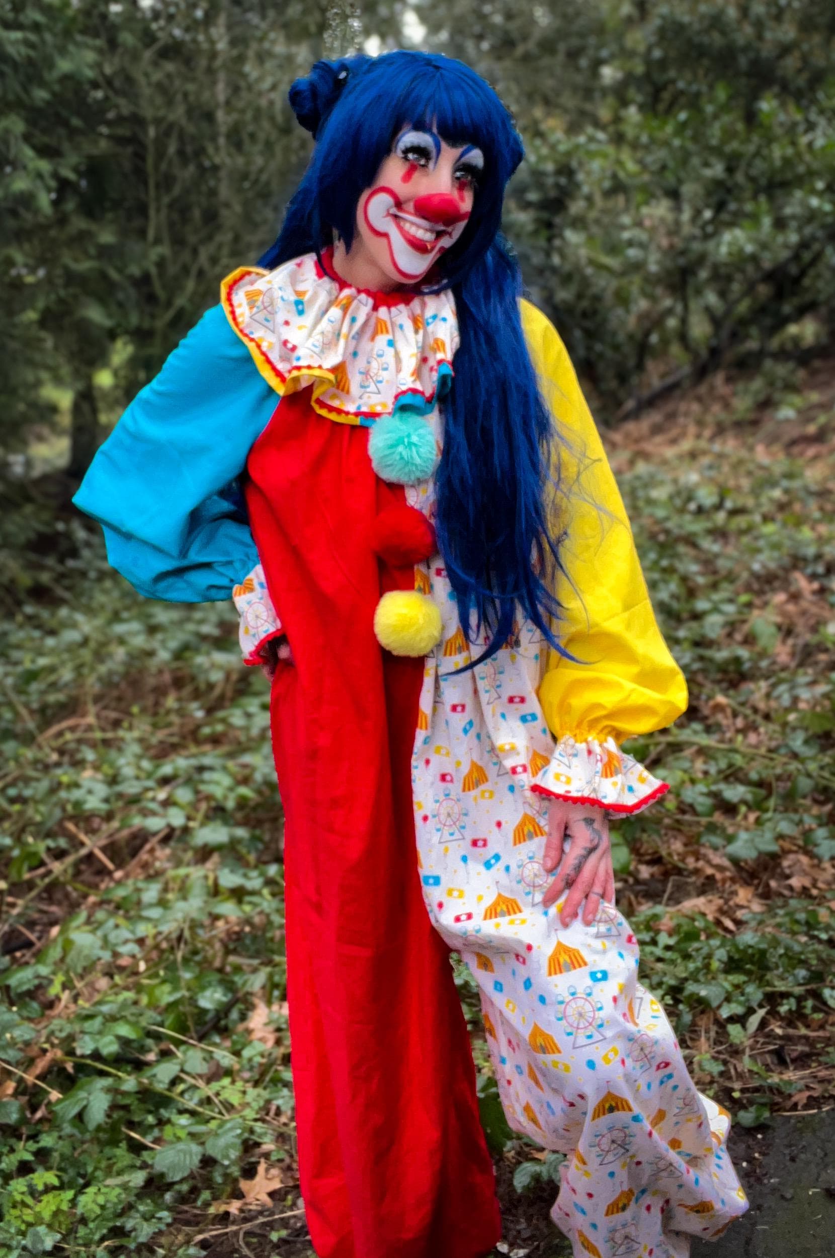 CUSTOM Clown Suit, MADE to ORDER, Adjustable One Size Fits All, Unisex ...