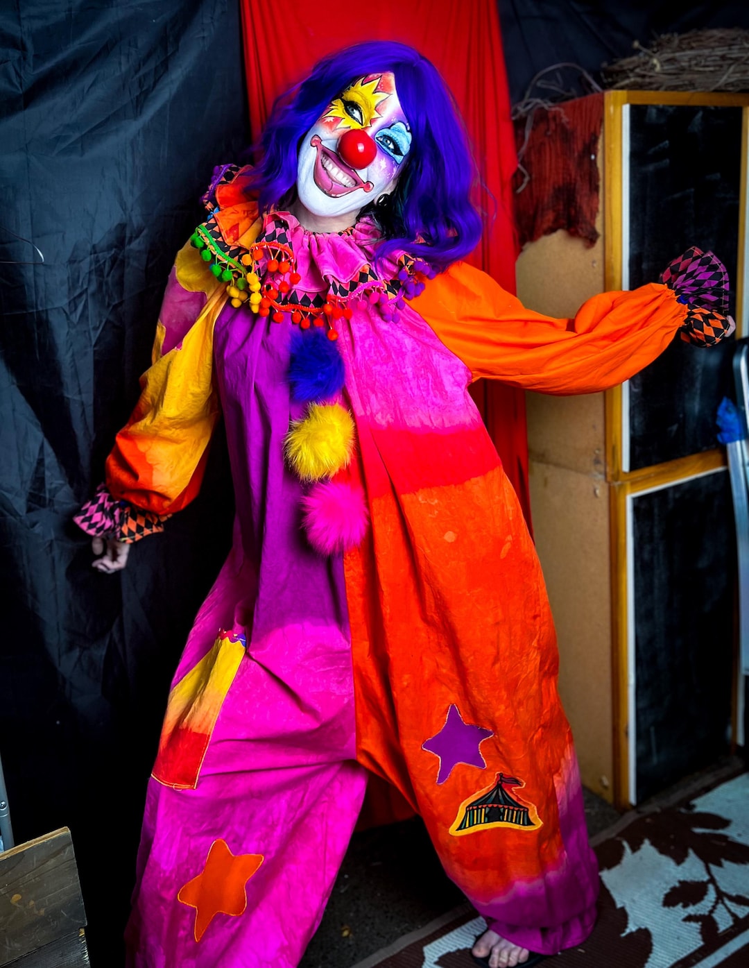 Mystery Clown Suit, Made to Order, Adjustable Fit - Etsy