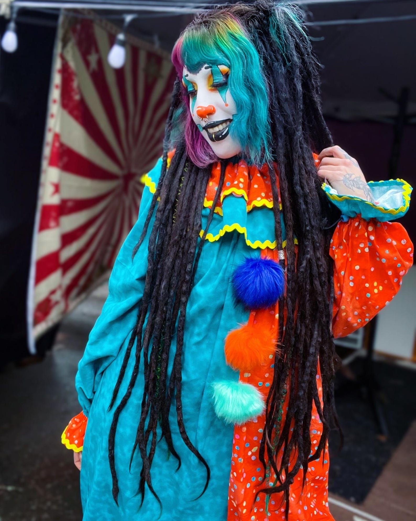 CUSTOM Clown Suit, MADE to ORDER, Adjustable One Size Fits All, Unisex ...