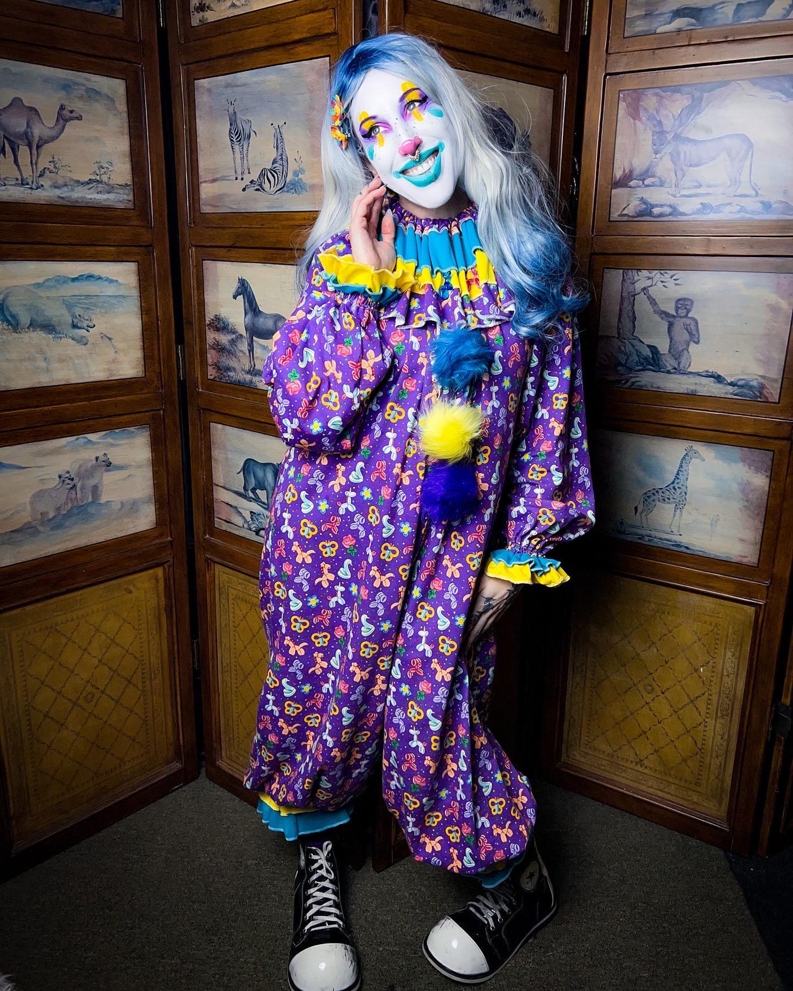 CUSTOM Clown Suit, MADE to ORDER, Adjustable One Size Fits All, Unisex ...