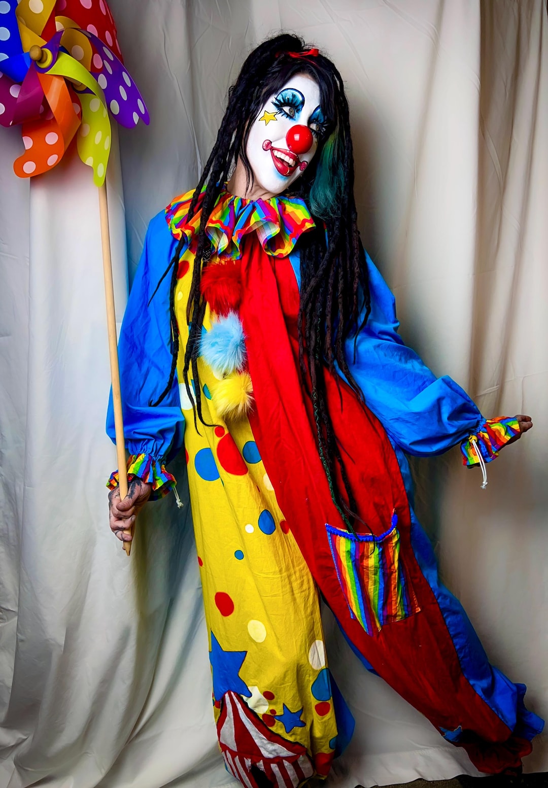 Mystery Clown Suit, Adjustable Unisex Clowncore Costume, Made to Order ...