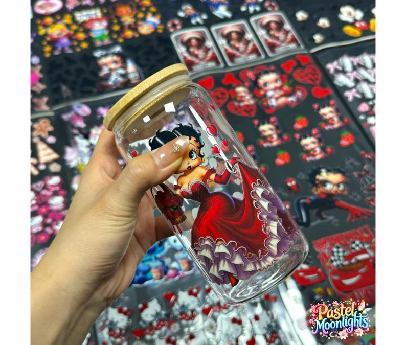 Uv Dtf Sticker 16 Oz Cup Wrap | Ready to Apply | Waterproof Decal - UV ...