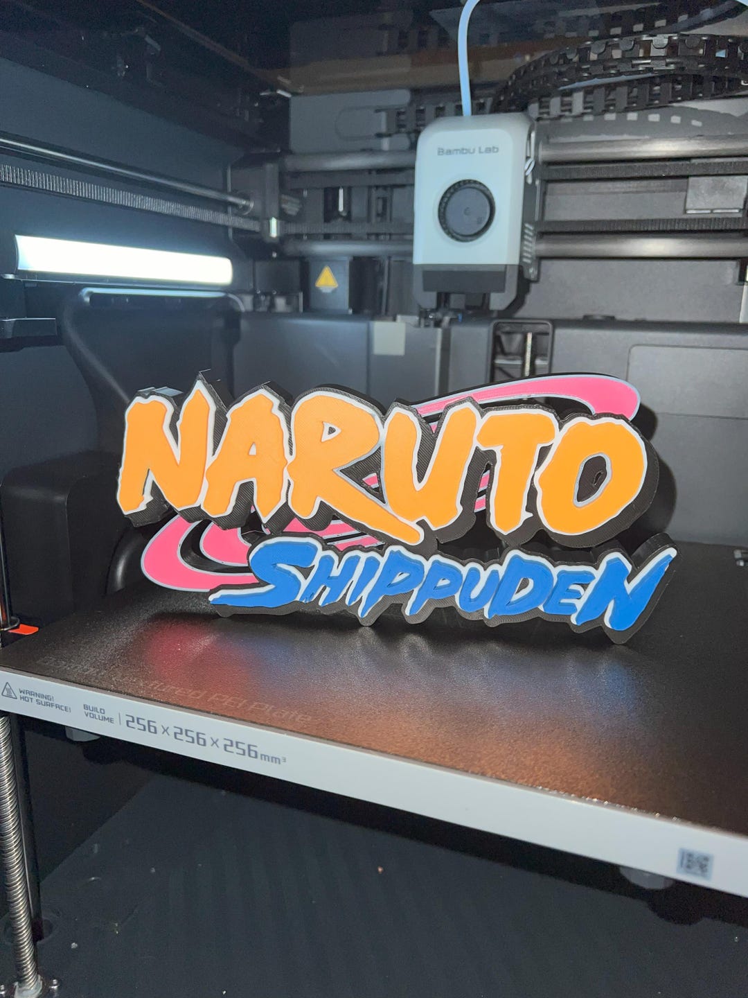 Naruto Unofficial 3D Printed Logo - Desk Decor - Shelf Sign - Etsy