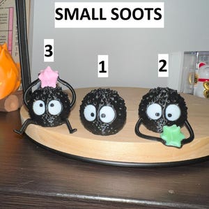 Susuwatari Soot Chibi Figures | 3D Printed Unofficial Fan Art | Cute ...