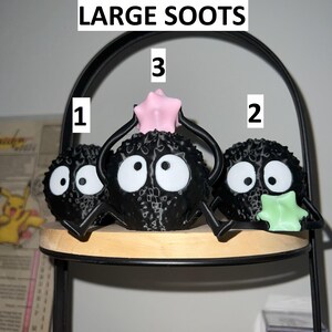 Susuwatari Soot Chibi Figures | 3D Printed Unofficial Fan Art | Cute ...