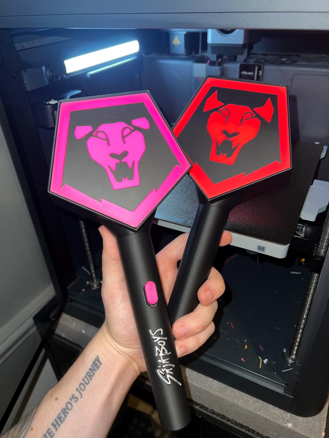 Demon Boy Band LED Lightstick – 3D Printed Fan Art | K-pop | Cosplay ...