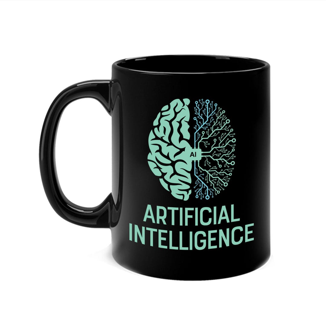Artificial Intelligence Robot AI Coffee Mug for Men Women Tech - Etsy