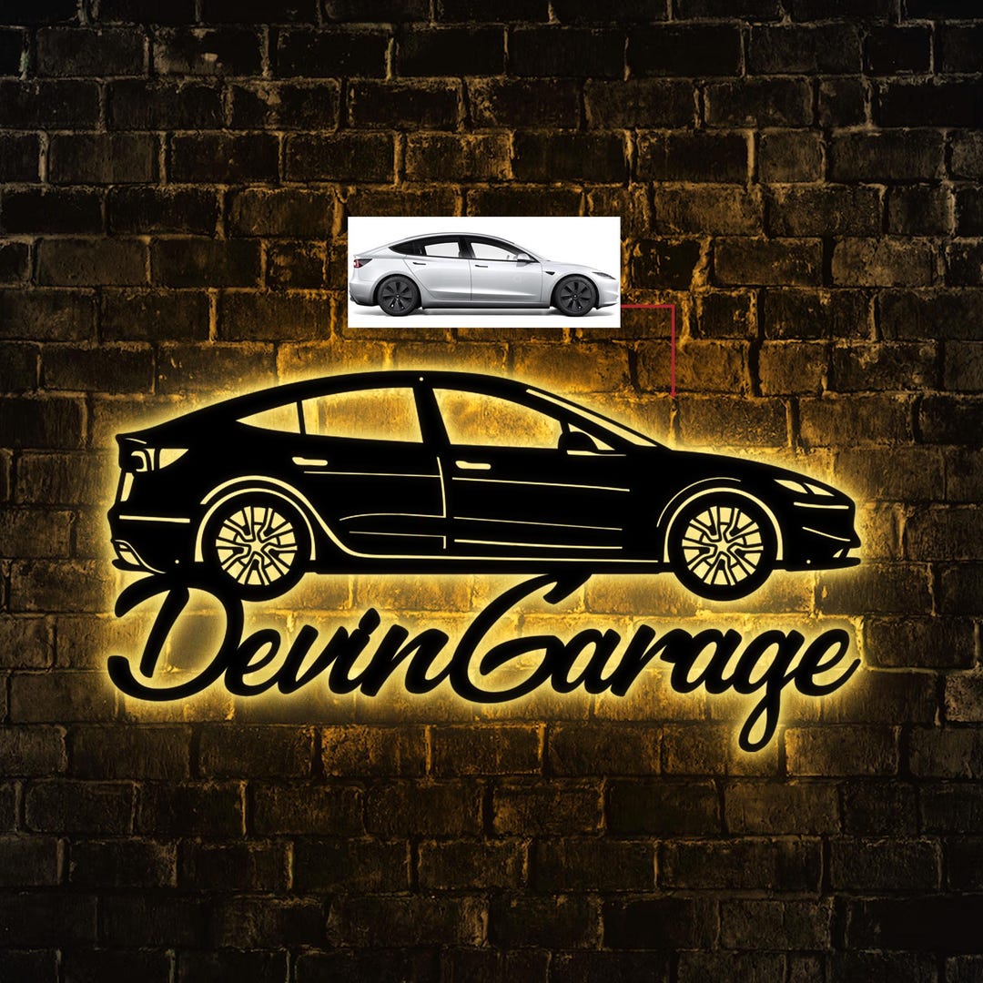 Custom Your Own Car Sign, Custom Car Metal Sign, Car Garage Sign, Gift ...