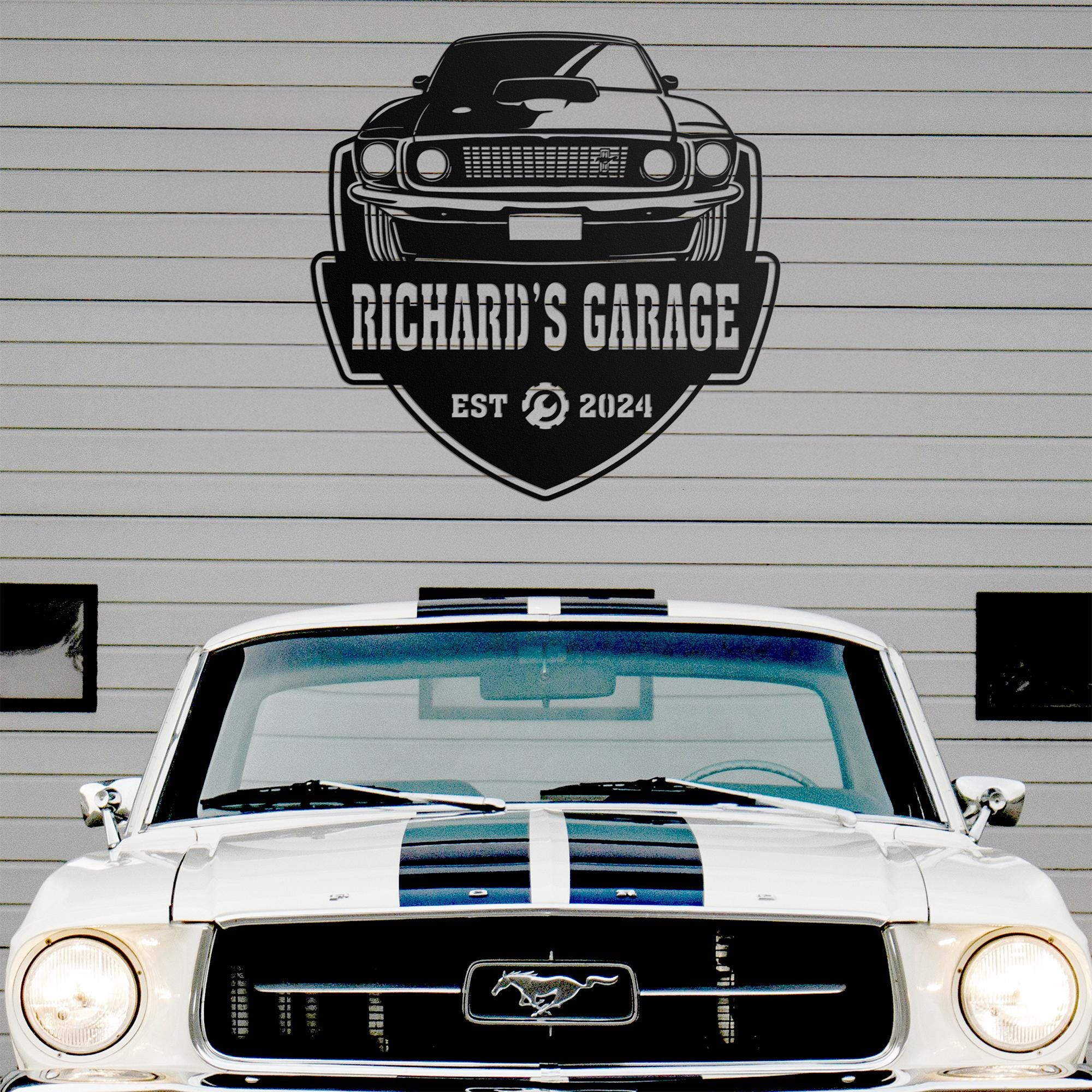 Custom Garage Metal Sign,car Sign,work Shop Decor,garage Decor,garage ...