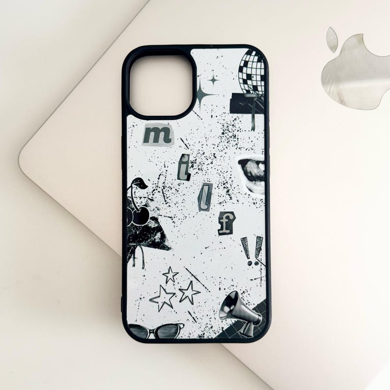 Y2K Grunge Collage iPhone Case – Edgy Aesthetic Punk Phone Case – Cool ...