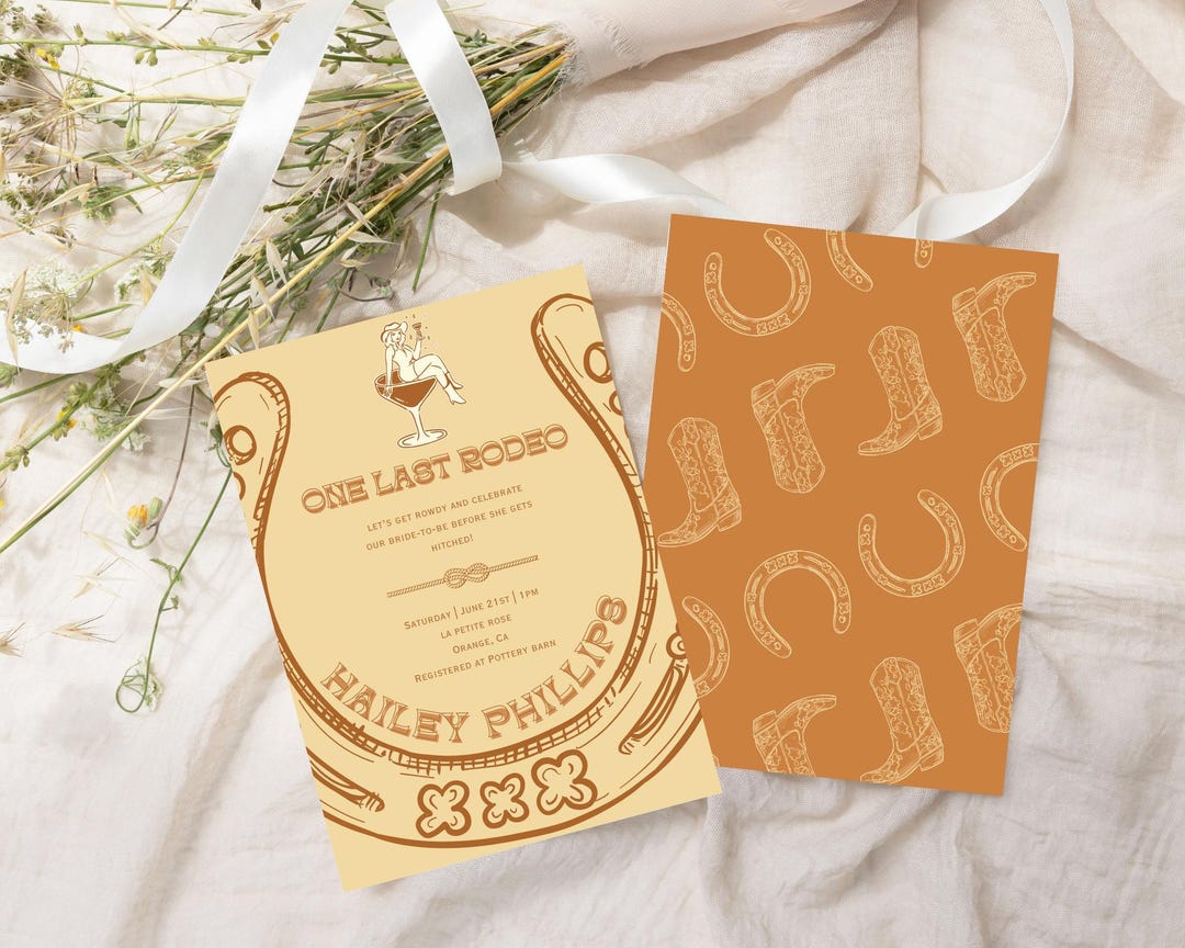 COUNTRY WESTERN | Cowgirl Stagecoach | Rodeo Cowboy | Bridal Shower ...