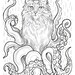 Mer-cat Coloring Pages (Instant Download) - Etsy