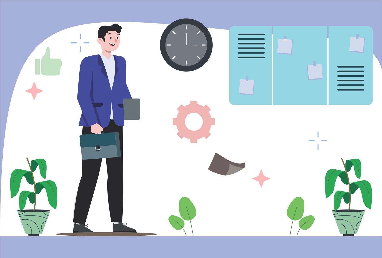 50 Project Management Illustrations | Business & Workflow Clipart - Etsy