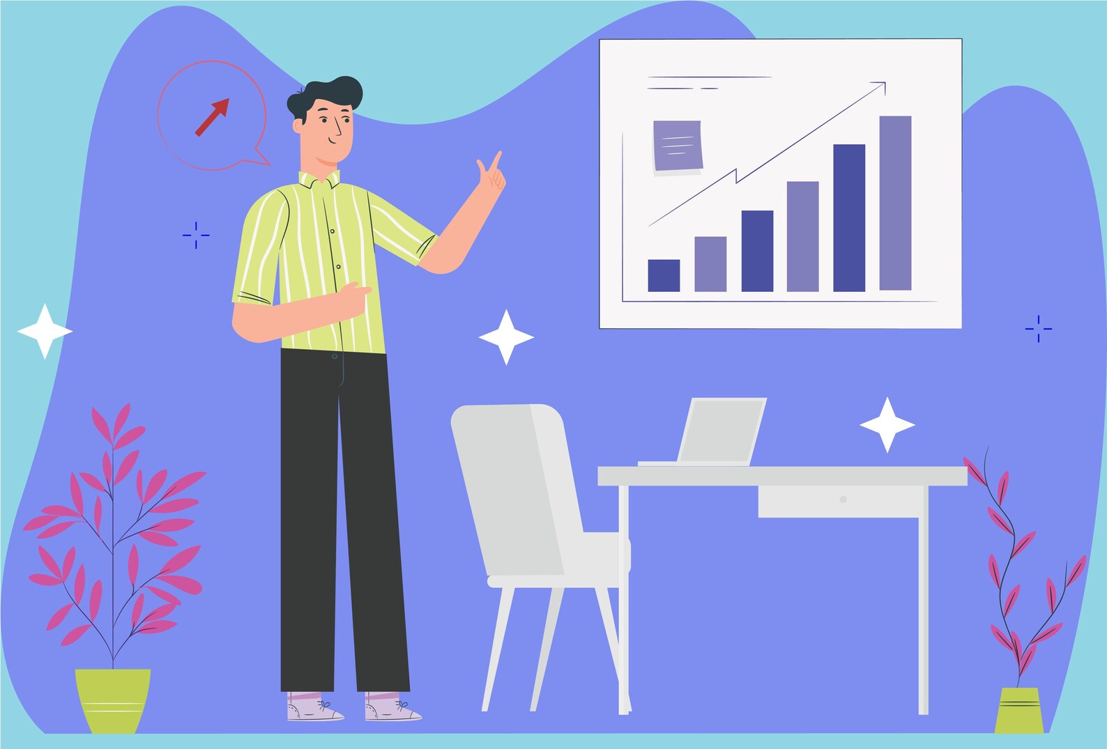 50 Project Management Illustrations | Business & Workflow Clipart - Etsy