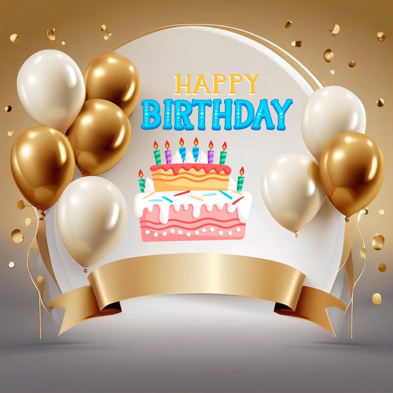 Happy Birthday Design - Etsy