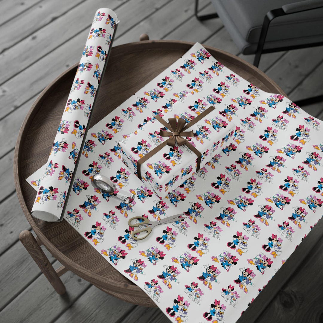 Minnie Mouse and Daisy Duck Wrapping Paper, Minnie Mouse, Daisy Duck ...