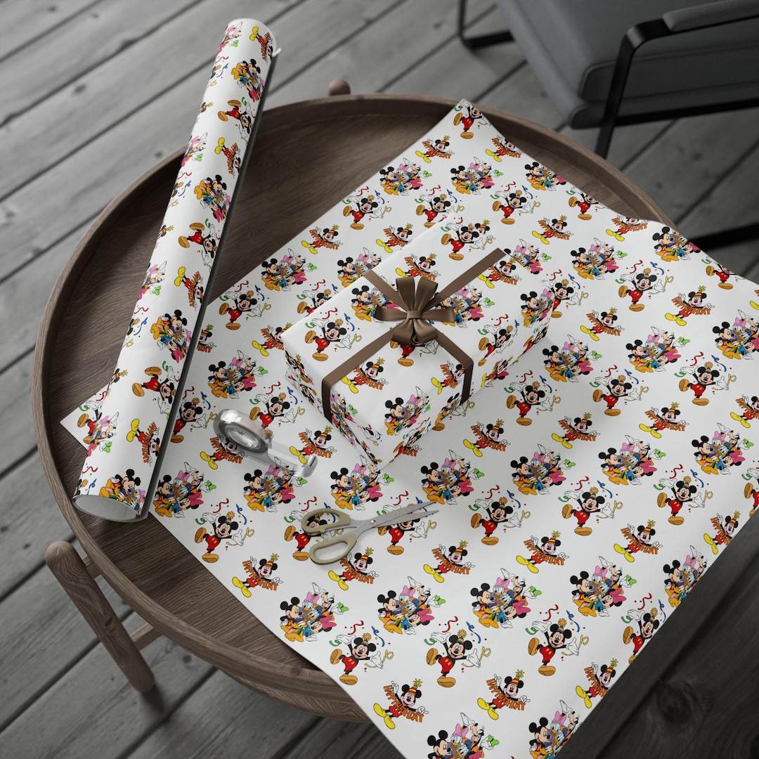 Mickey Mouse Wrapping Paper, Mickey Mouse Clubhouse Wrapping Paper ...