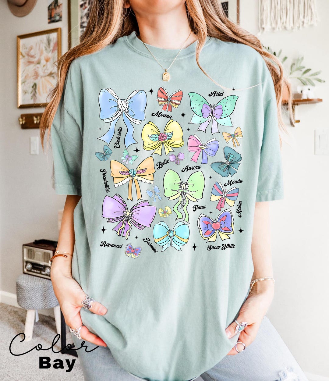 Princess Ribbons and Bows Png, Princess Png, Princess Coquette Tee ...