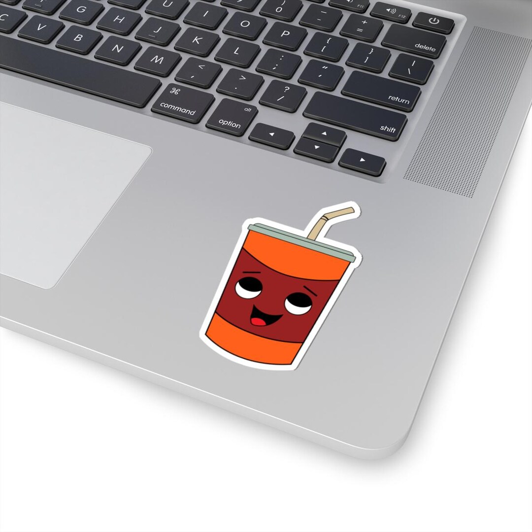 Cute Fountain Soft Drink Sticker Set Fun Accessories for Laptops, Water ...