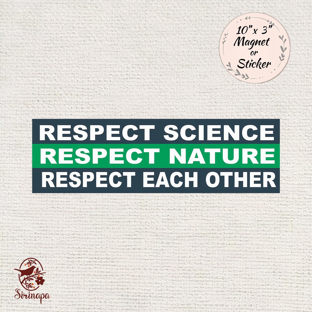 Respect Theme Creative Minimalist Car Decal, Vinyl Sticker/magnet ...