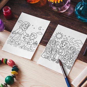 Biblical Coloring Pages for Adults & Kids, Inspirational Scripture Art ...