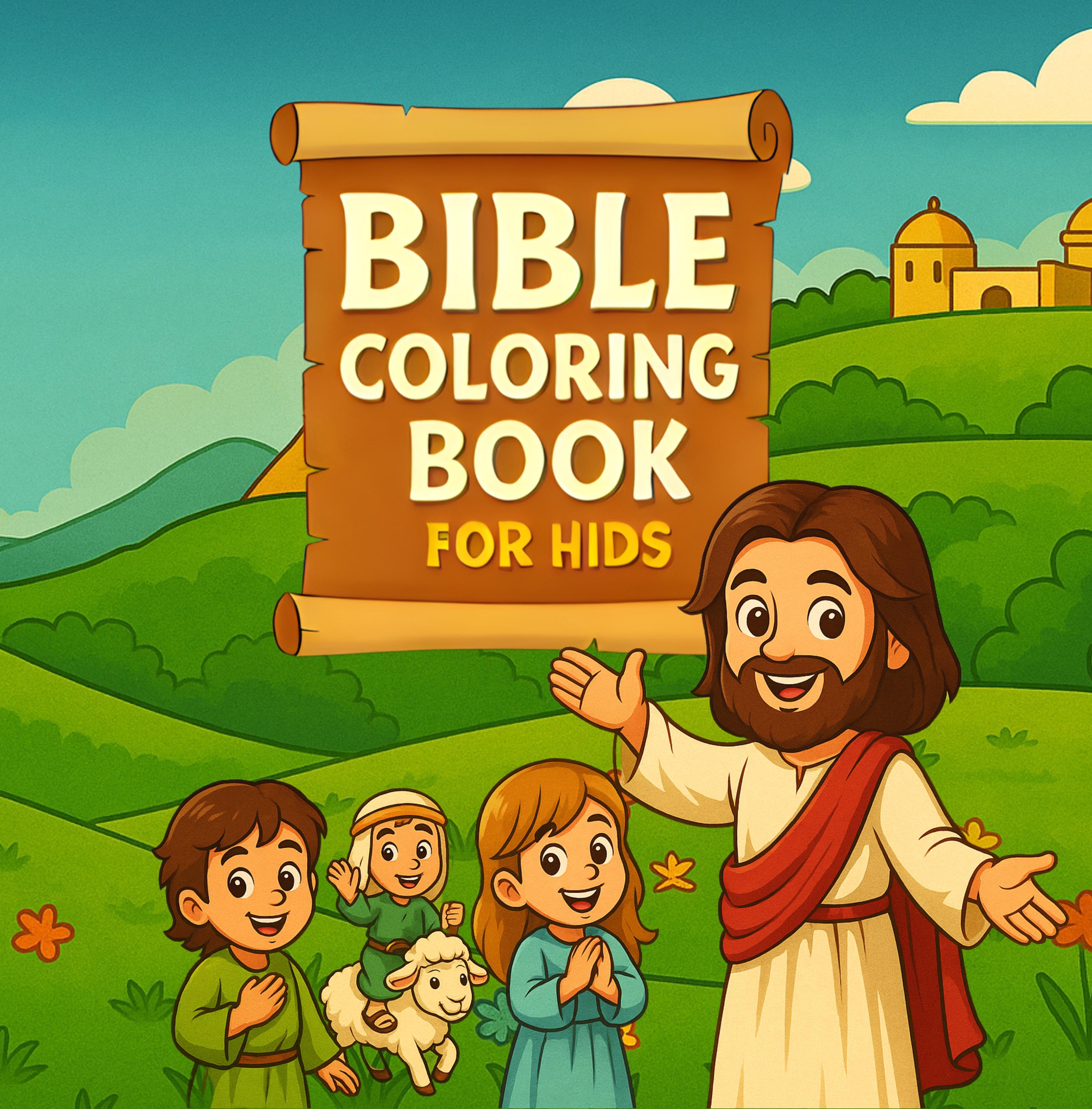 Biblical Coloring Book, Bible Activity Book, Bible Coloring Book for ...