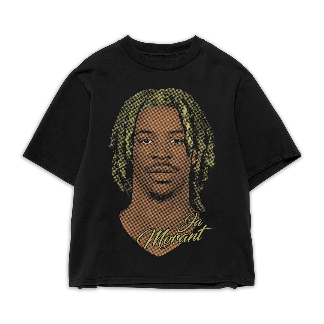 Vintage Halftone Ja Morant Png Svg Tshirt - Ja Morant Memphis Grizzlies ...
