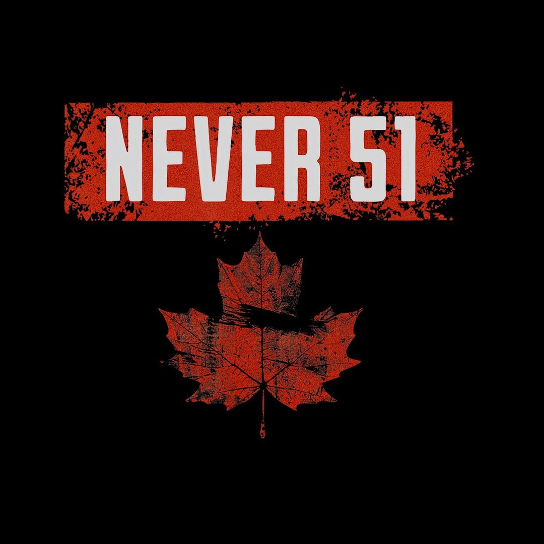 Vintage Never 51st State Canada Flag PNG Digital - Etsy