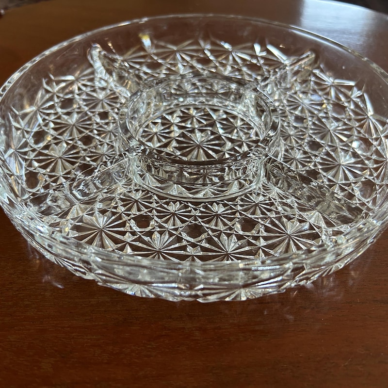 Crystal Serving Tray - Etsy
