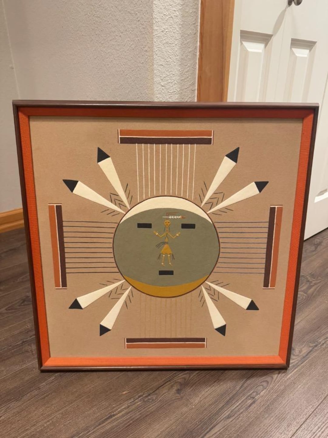 Framed Navajo Indigenous Sand Art - Etsy