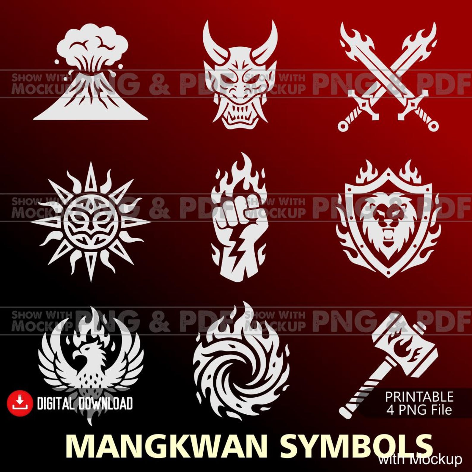 Mangkwan Clan Tribal Symbols, Tribal Tattoo, Aztec, Viking Celtic ...