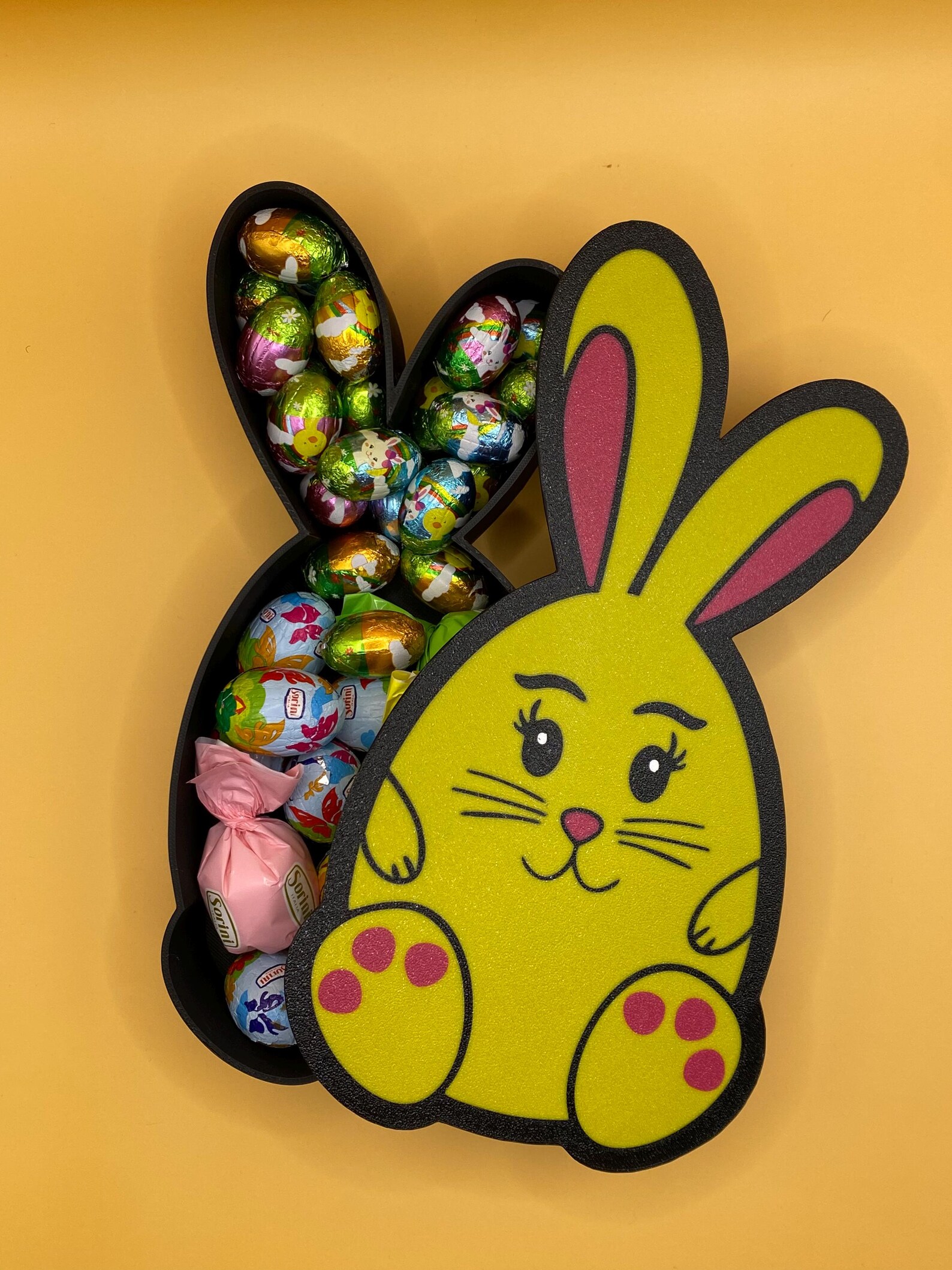 3D Printed Bunny-shaped Easter Candy Box – Cute Gift Box for Chocolates ...