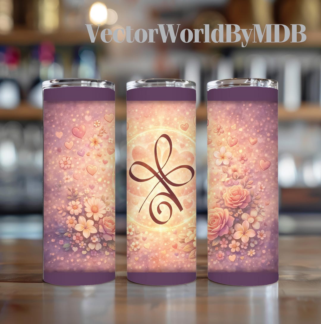 Celtic Unconditional Love Tumbler Wrap: 20oz Skinny Sublimation Design ...