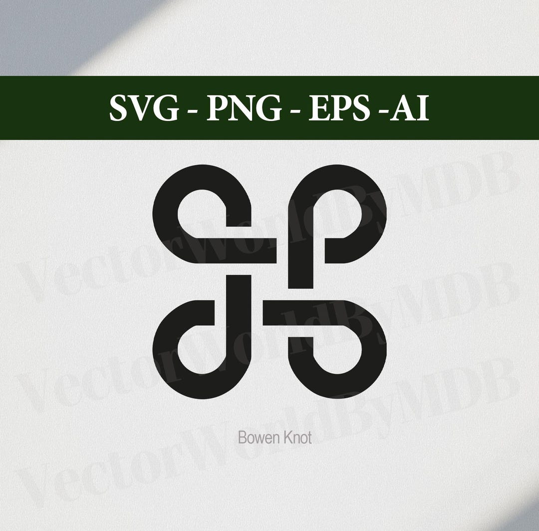Bowen Knot, Celtic Symbols, Tattoo, Love, Meditation, Vector, SVG, PNG ...