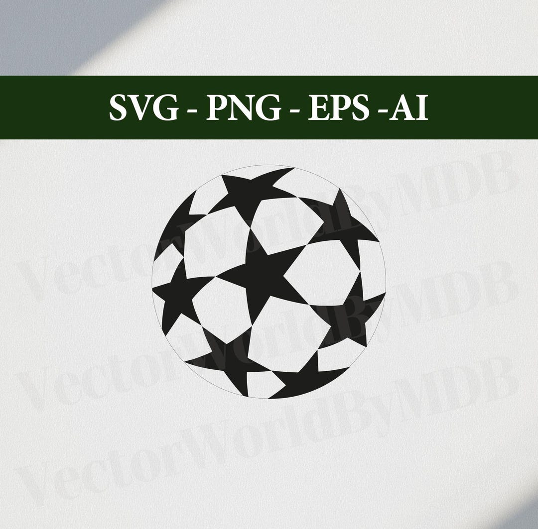 Cliparts, Football Vector, Football Star Vector, SVG, PNG, Digital ...