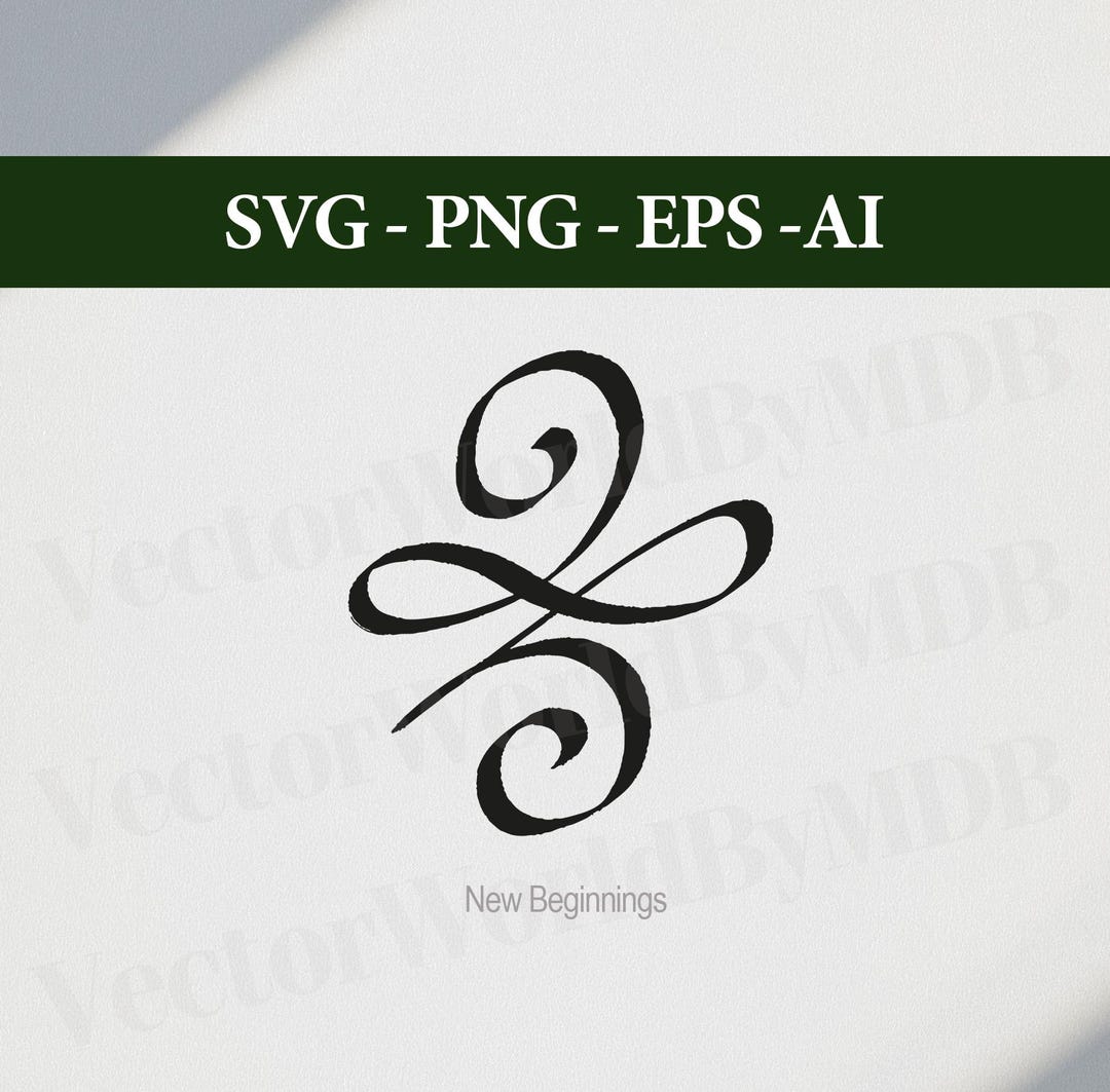 Celtic New Beginnings SVG, Spiral Renewal Symbol, Spiritual ...
