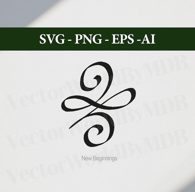 Celtic New Beginnings Symbol Clipart Vector (digital Download SVG, PNG ...