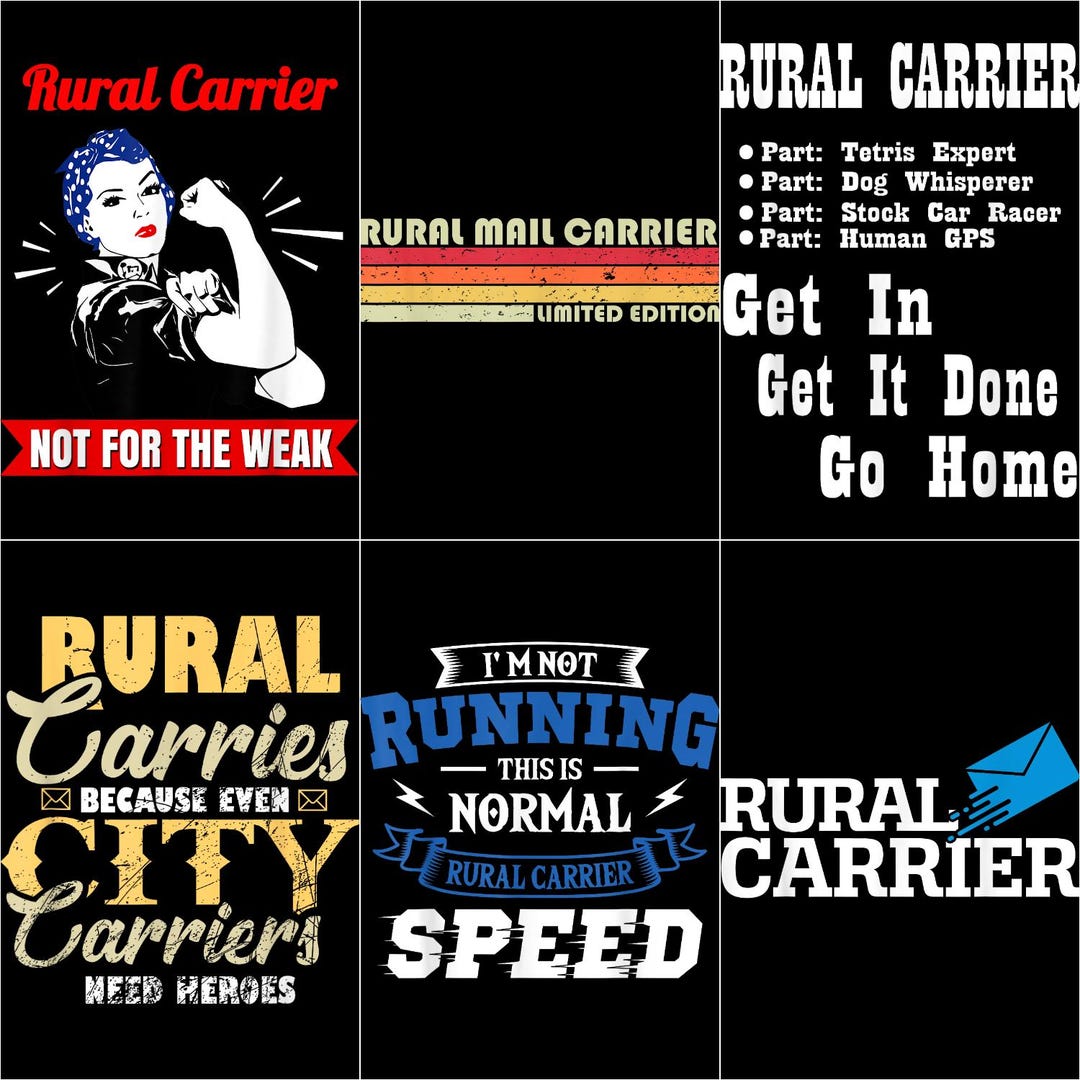 Rural Carrier PNG Files - Funny Mail Carrier Designs - Digital Download ...