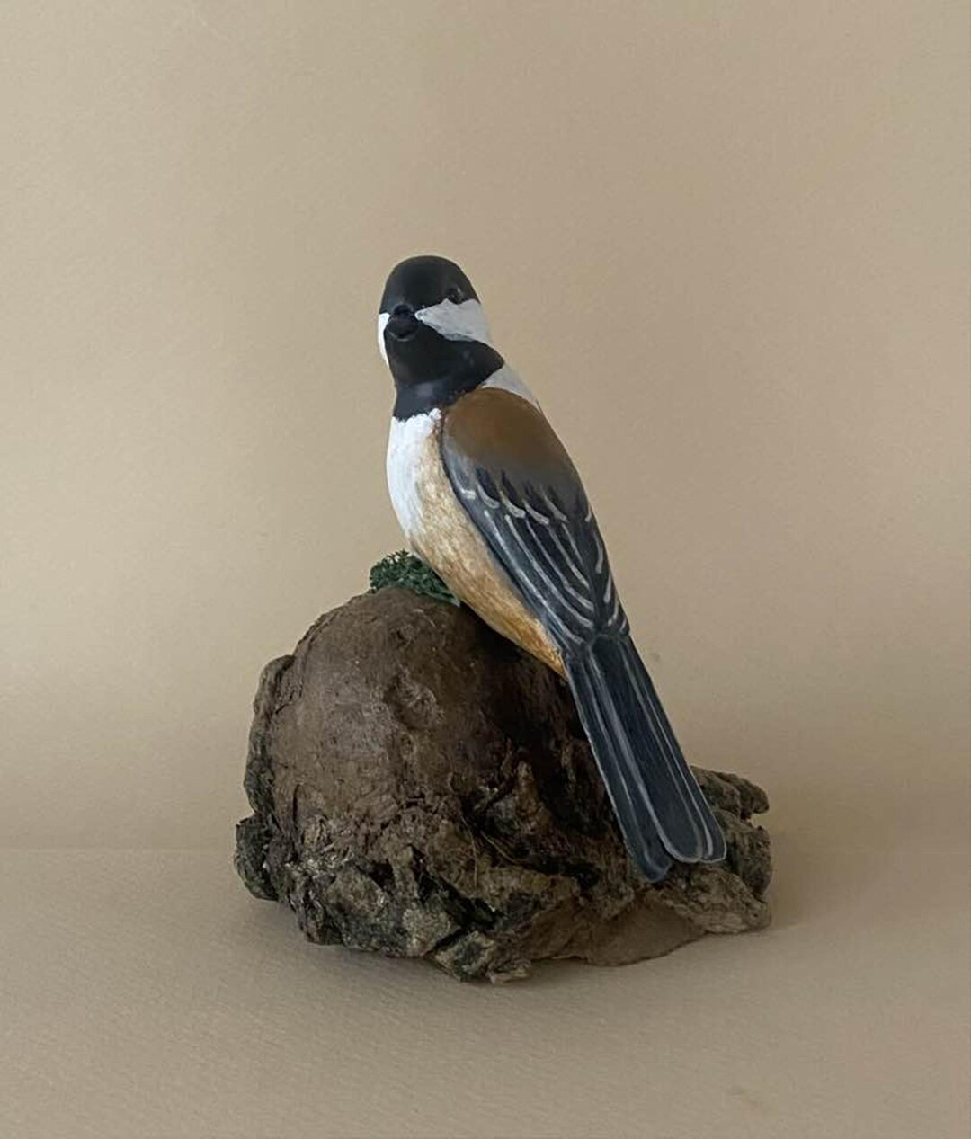 Songbird Life Size Hand Sculpted Polymer Black Capped Chickadee - Etsy