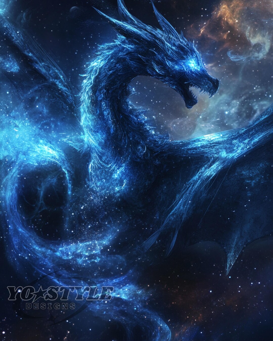 10 High Quality Legendary Blue Dragon Digital Prints | Digital Print ...