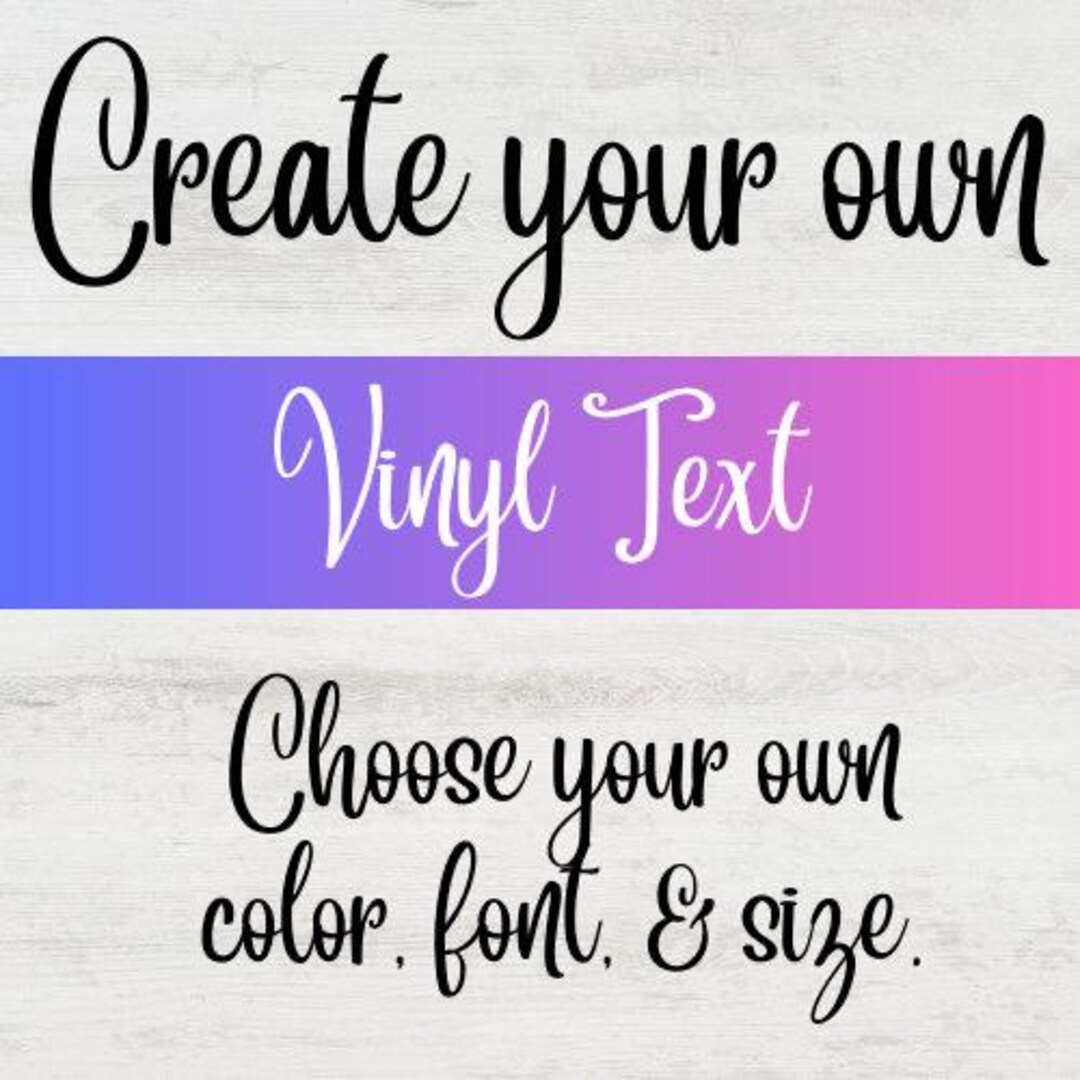 Create Your Own Decal | Create Vinyl Decal | Custom Sticker | Creat You ...