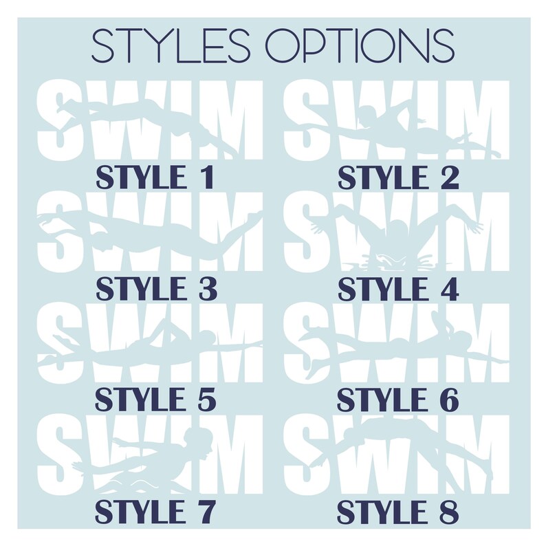 Custom Various Swimming Strokes Beach Towel With Name,personalized Gift ...