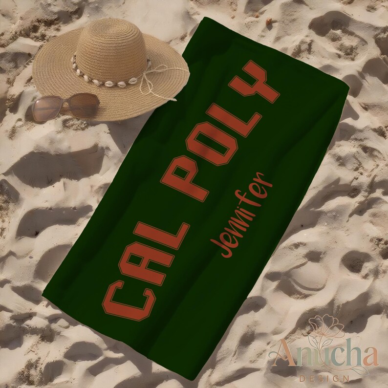 Custom City/college Beach Towel,personalized Graduation,senior 2025 ...